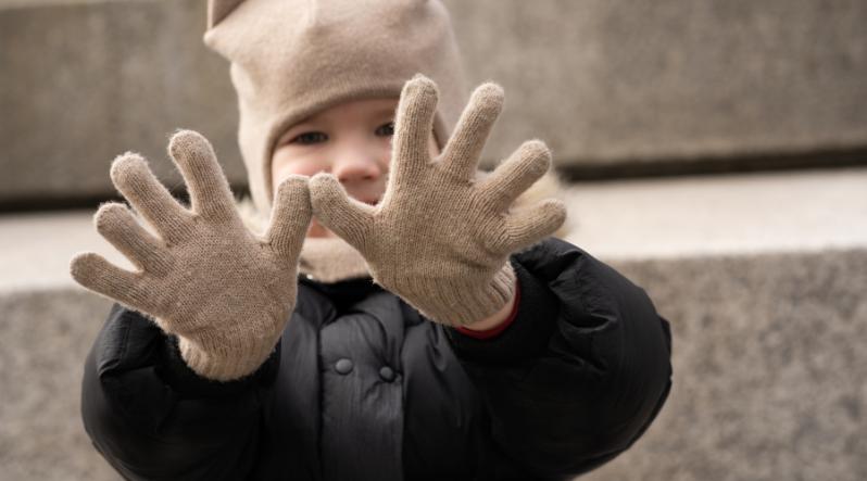 Kid’s Merino Mittens & Finger Gloves ️ menique