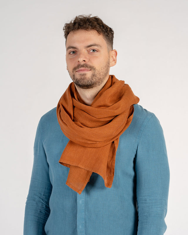 Men's Linen Scarf ️ menique - MENIQUE