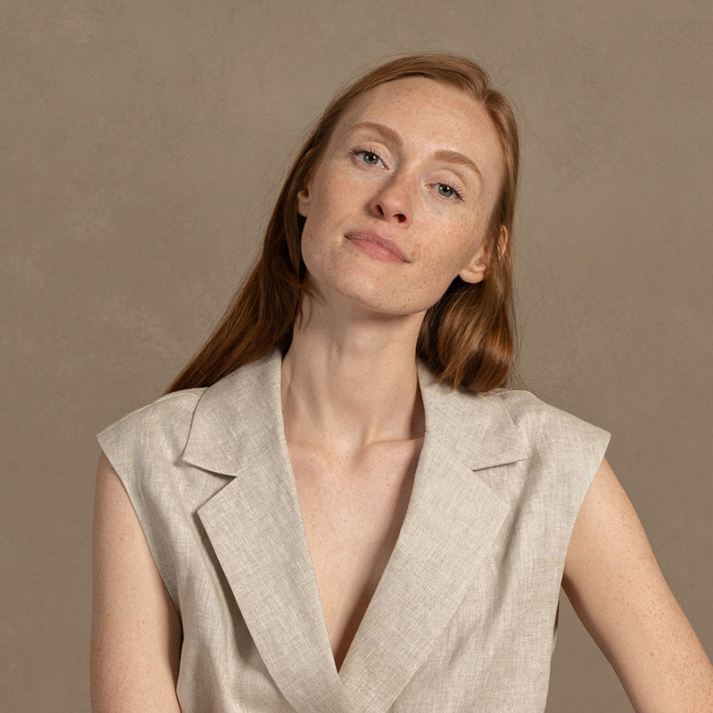 Women's Linen Semi-formal Suit Jacket Quin ️ menique