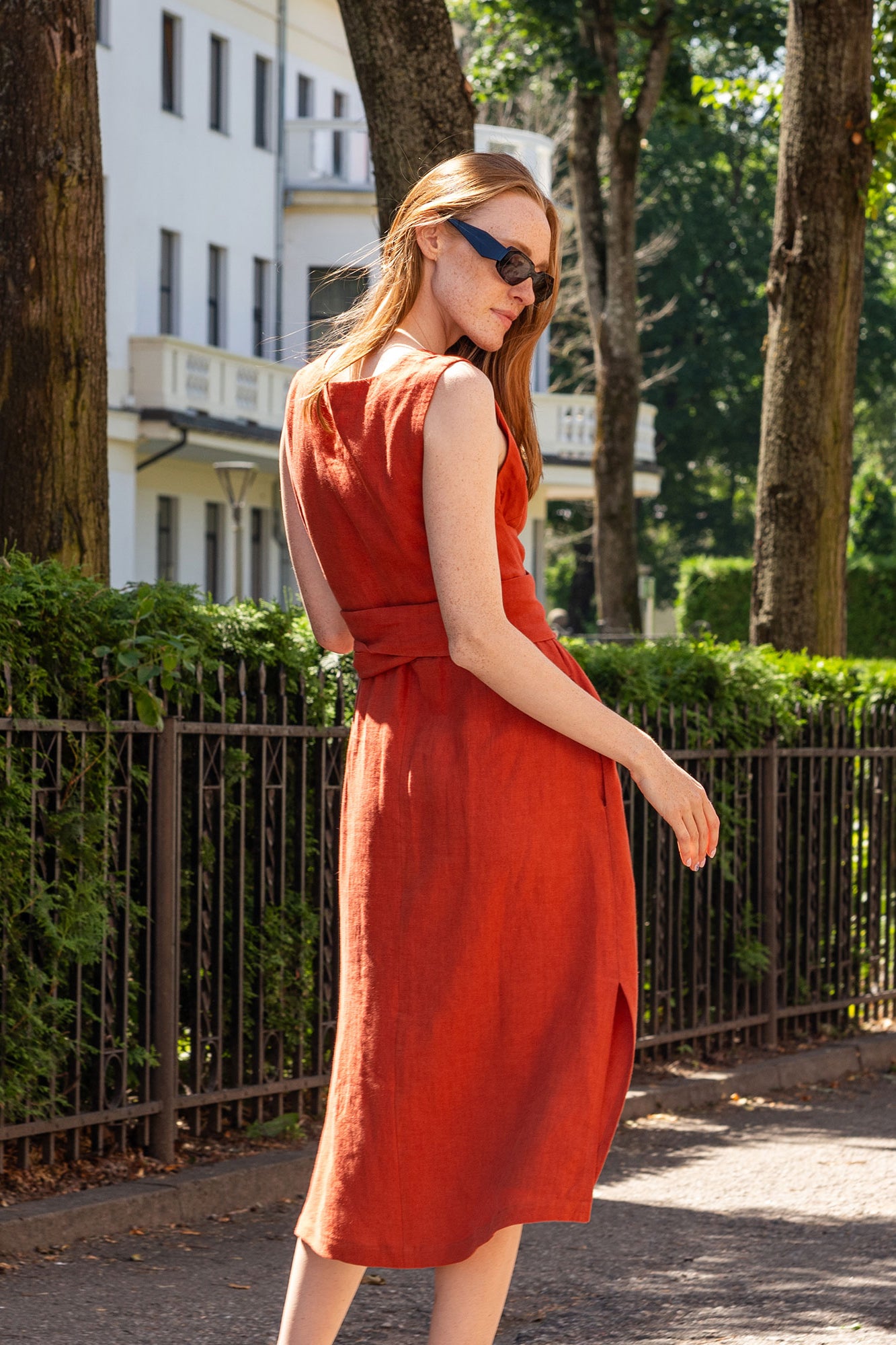 Organic 100% Linen Dresses for Women ️ menique