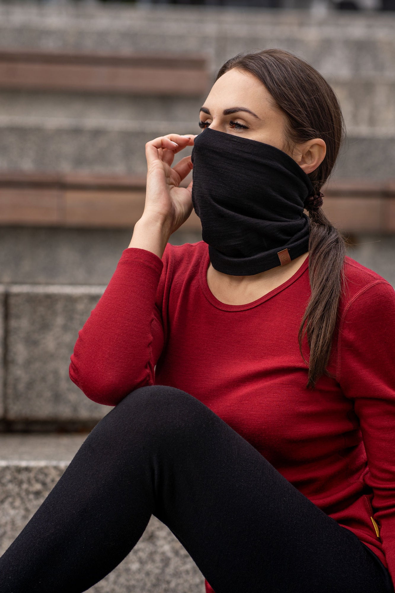 Stylish Merino Wool Neck Gaiters for Women ️ menique