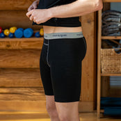 Men's Two-piece Pajama Set of T-Shirt & Boxers Black ️ menique